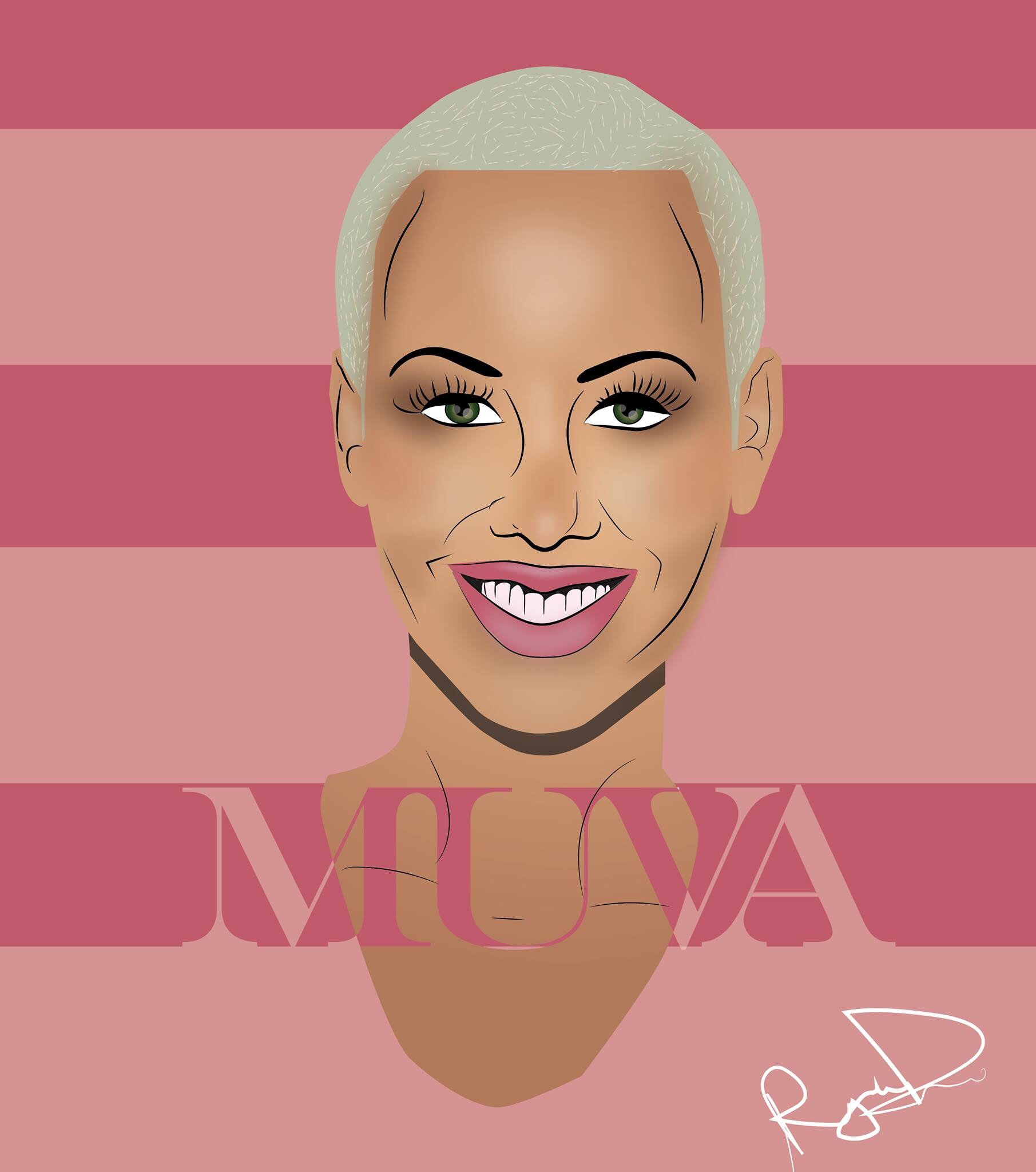 A vector drawing I did for Amber | Scrolller