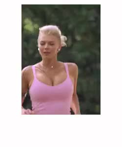 (Mostly) Squished Boobs: 152 Boob-in-Motion GIFs | Scrolller