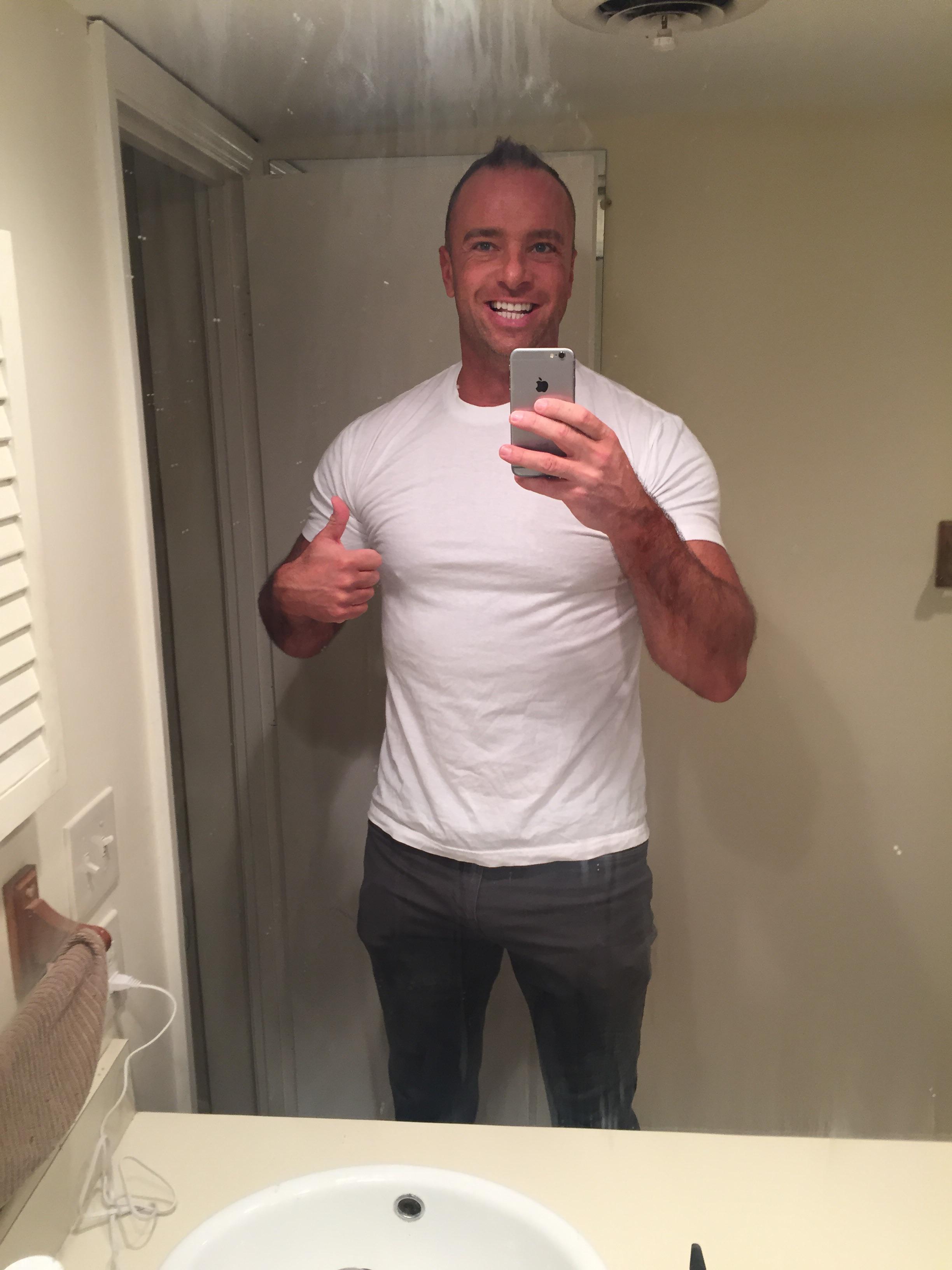 A very rare sighting of me with clothes on | Scrolller