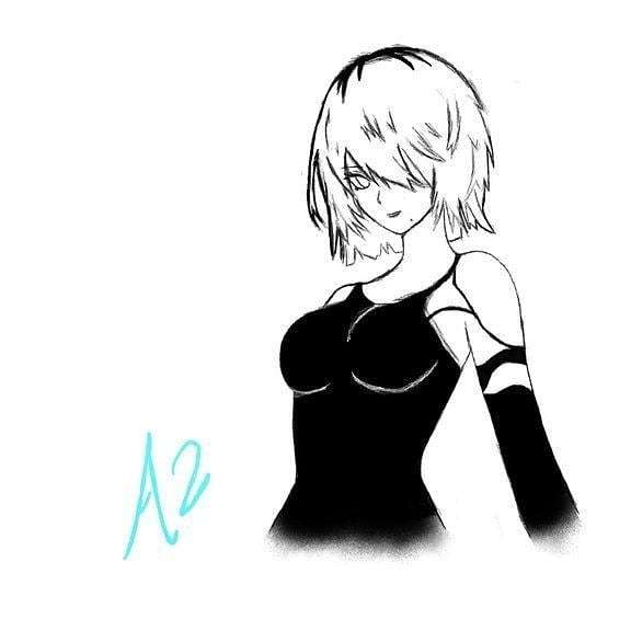A2 fanart made by me | Scrolller