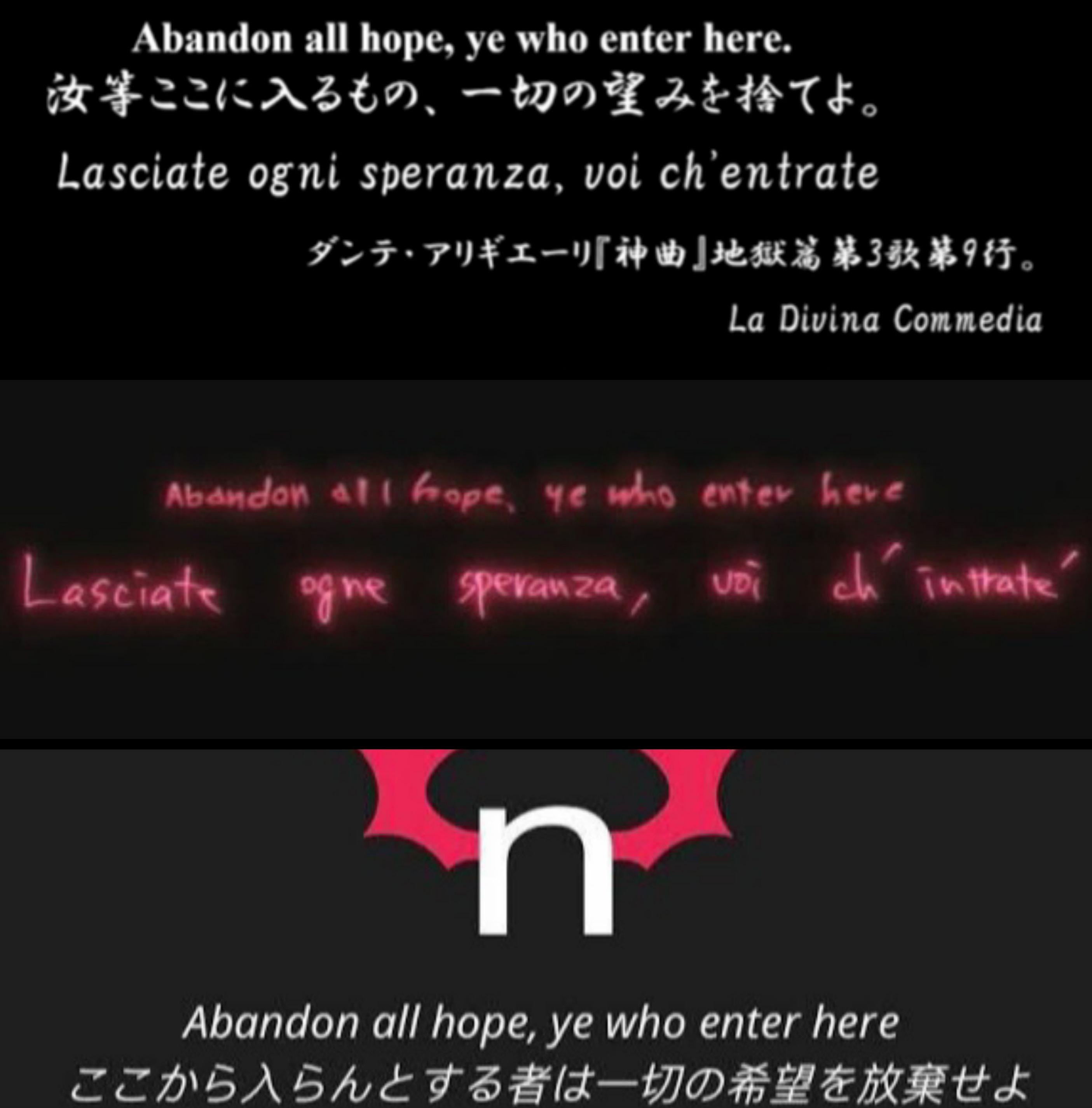 Abandon all hope, ye who enter here. | Scrolller