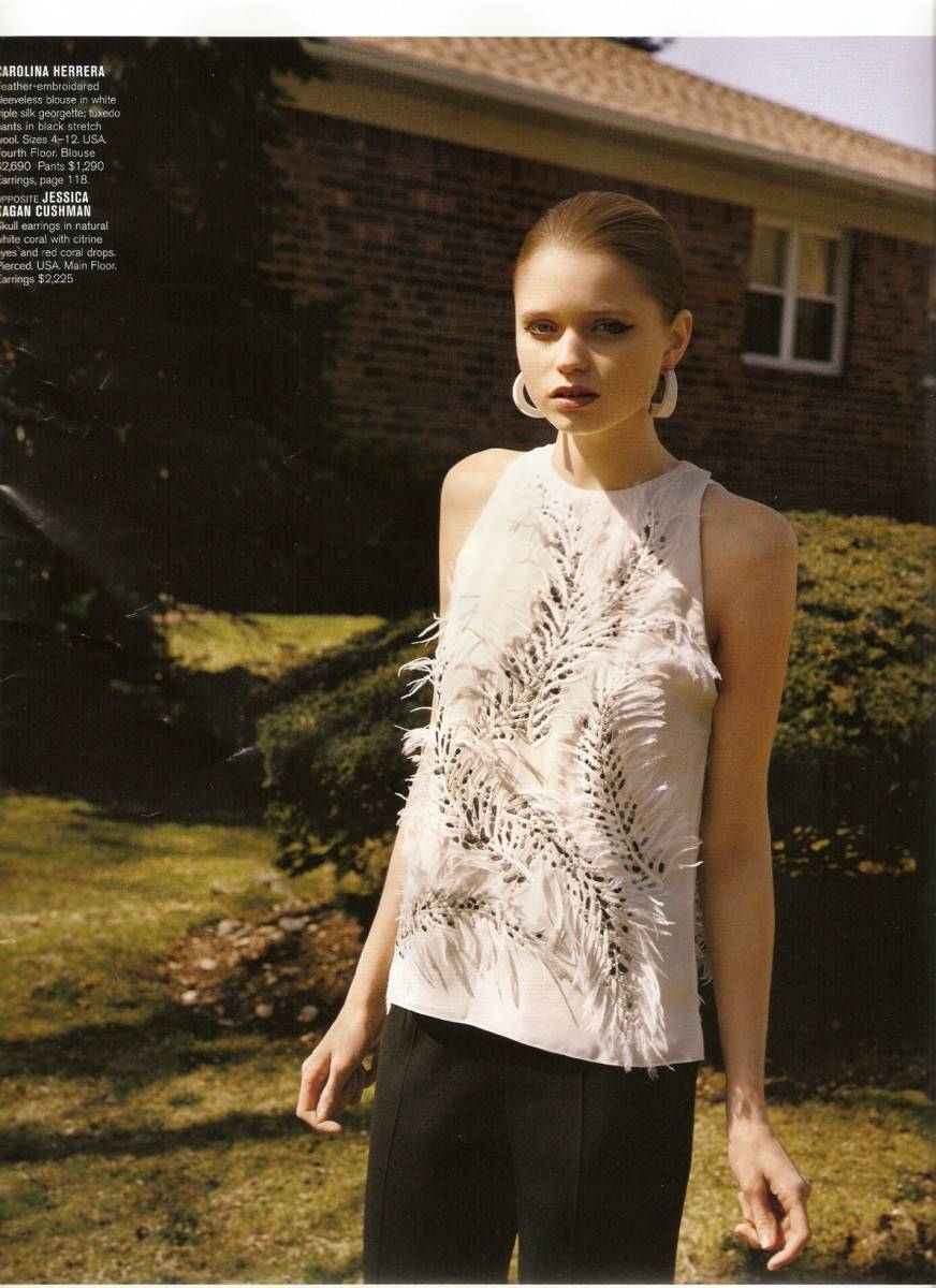 Abbey Lee Kershaw for Bergdorf Goodman Magazine, Fall 2008 | Scrolller