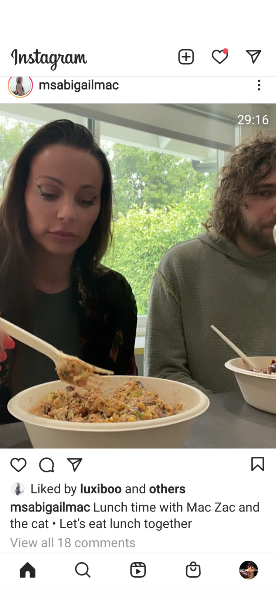 Abigail Mac and her boyfriend. | Scrolller