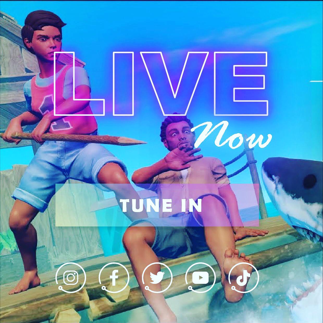 About to start live-streaming Raft after the update. Husband is joining my raft! | Scrolller