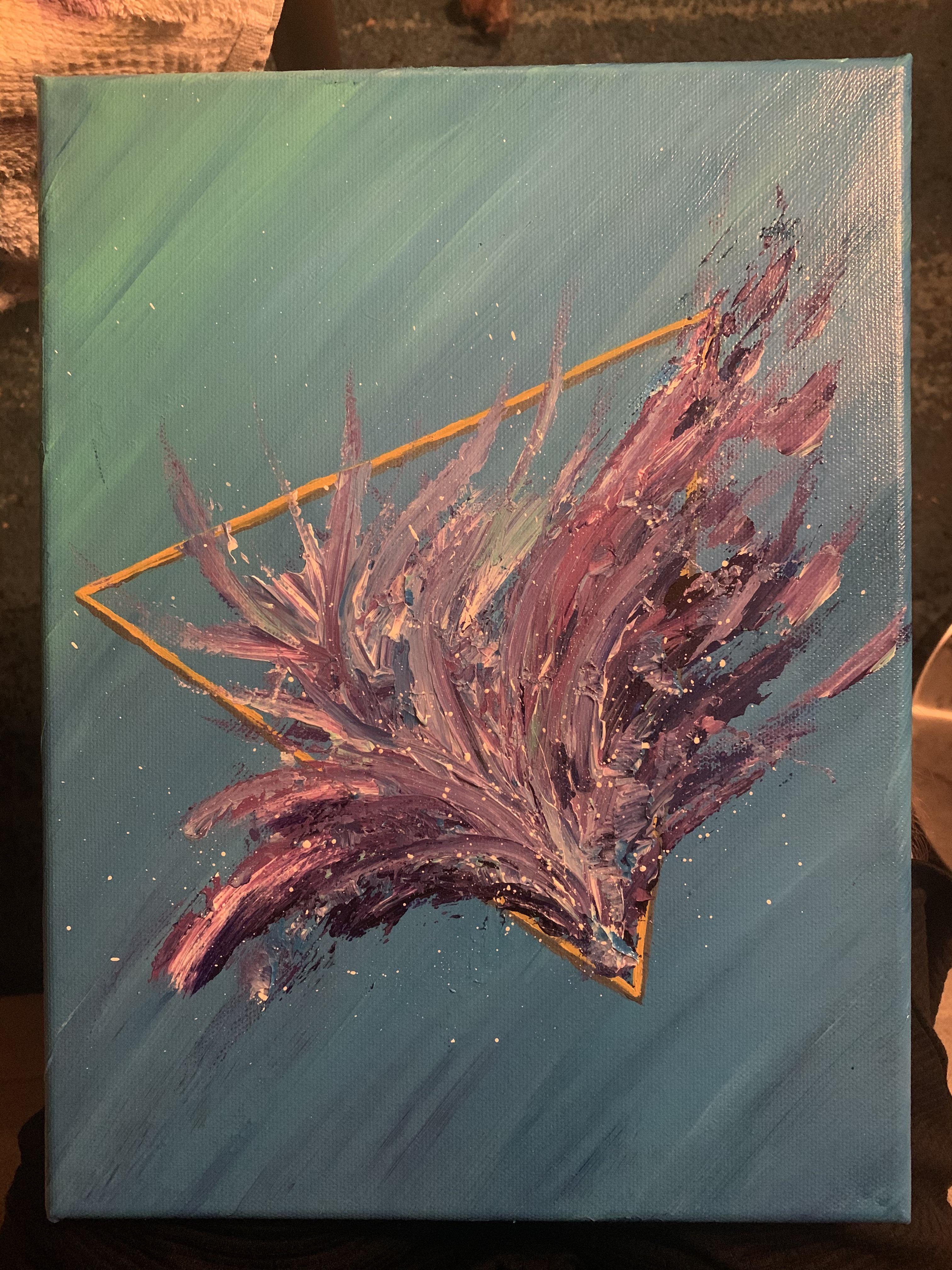 Abstract, Me, Acrylic, 2020 | Scrolller