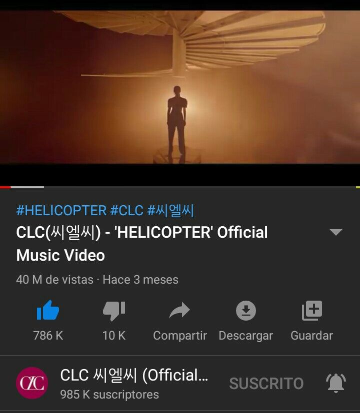 [Achievement] 201220 - CLC "HELICOPTER" MV reaches 40 million views | Scrolller