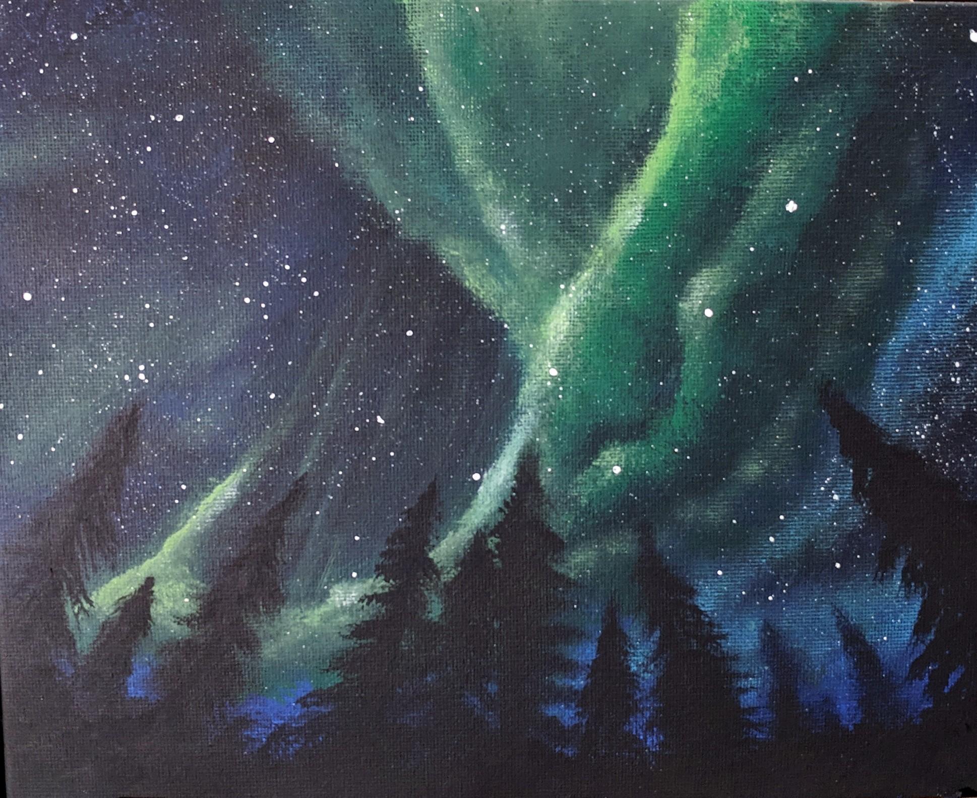 Acryclic on 8x10 canvas panel | Scrolller