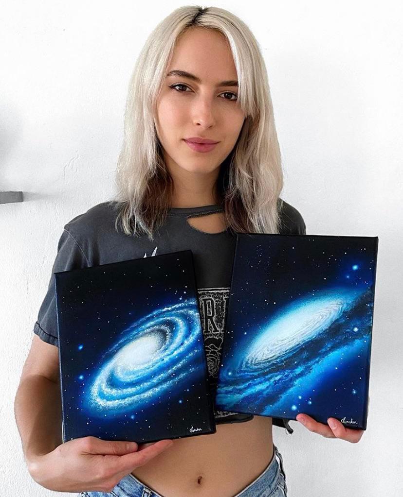 Acrylic Painted Galaxies, OC | Scrolller