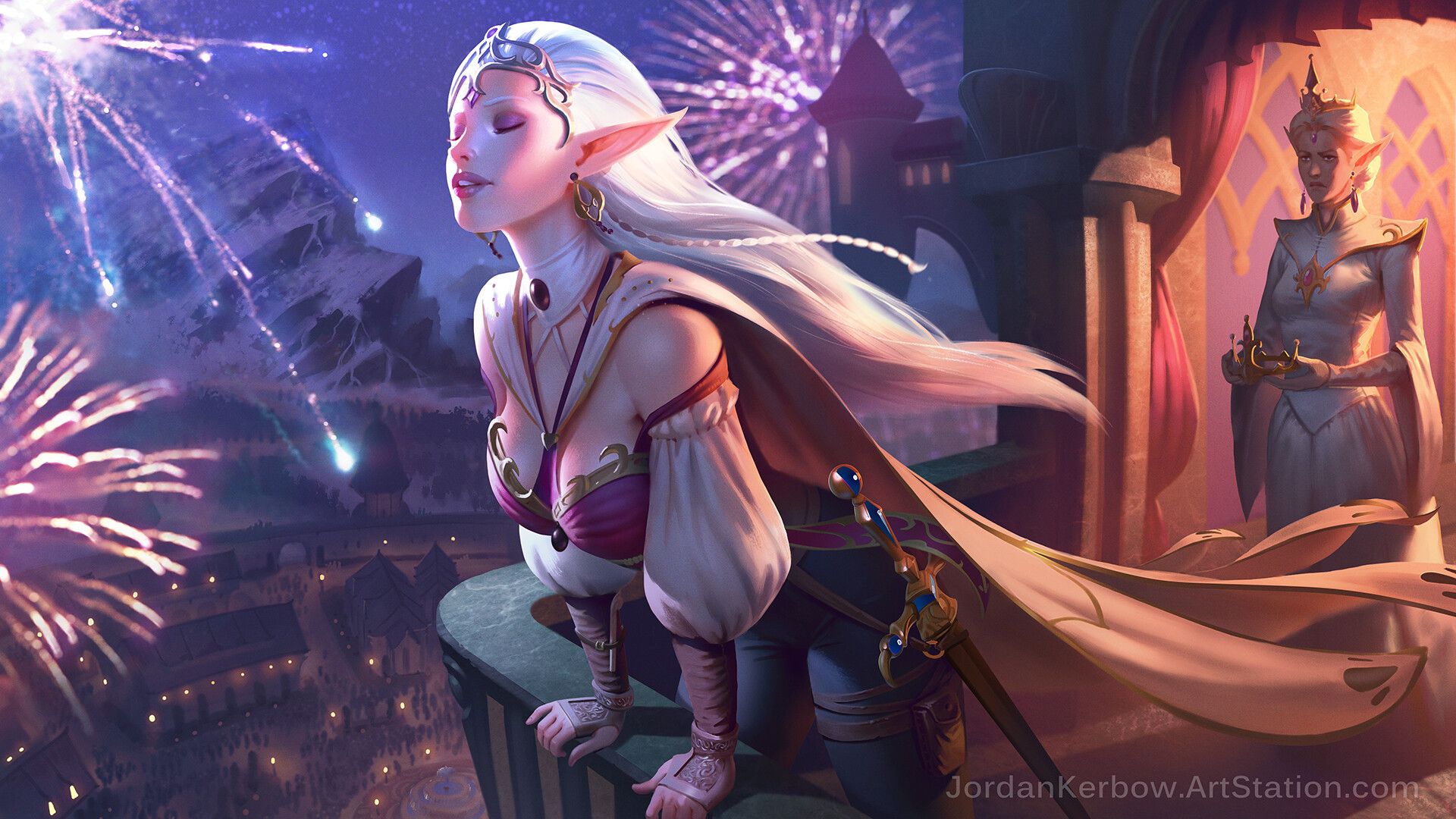 Adalia, The Rebellious Elven Princess by Jordan Kerbow | Scrolller