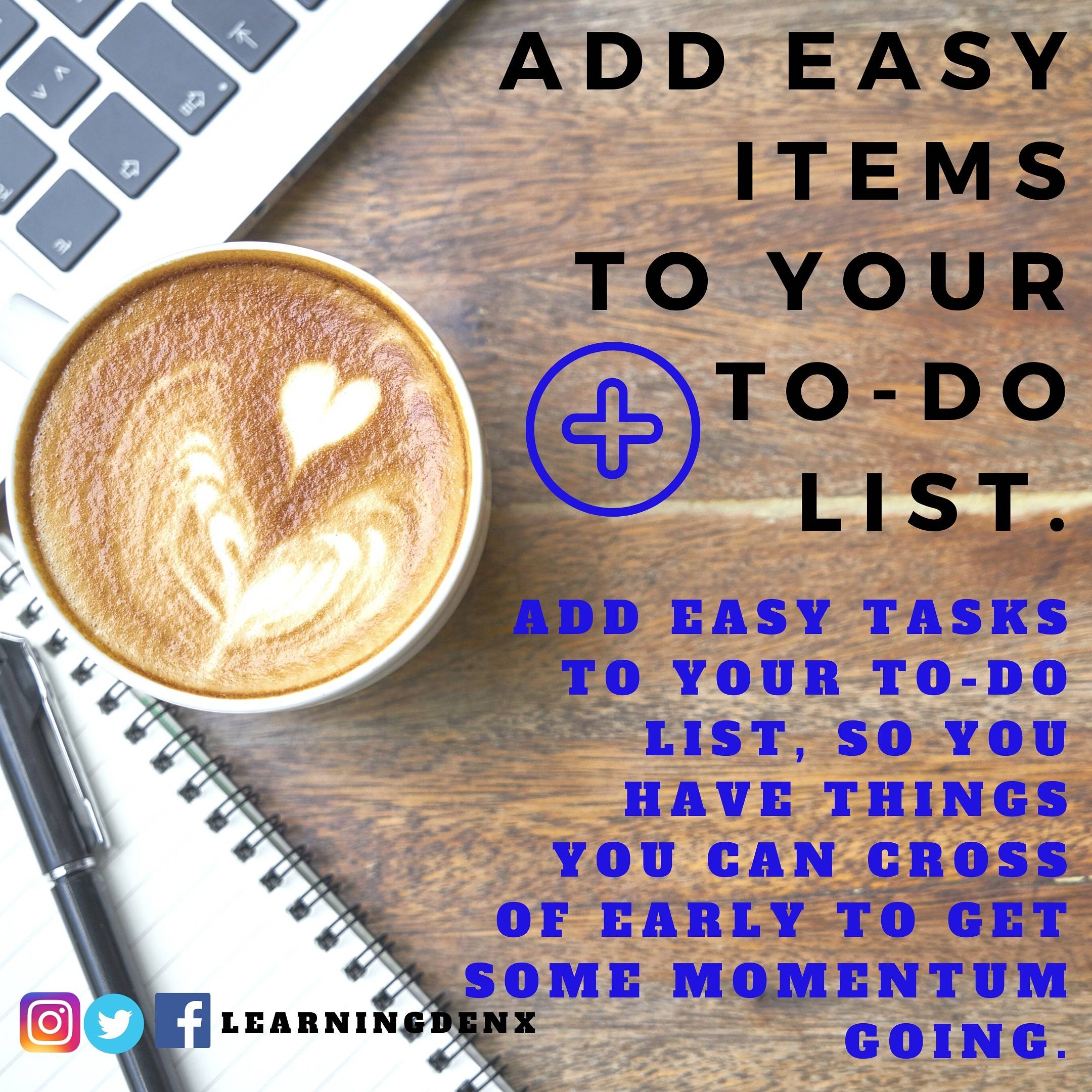Add easy items to your to do list. | Scrolller