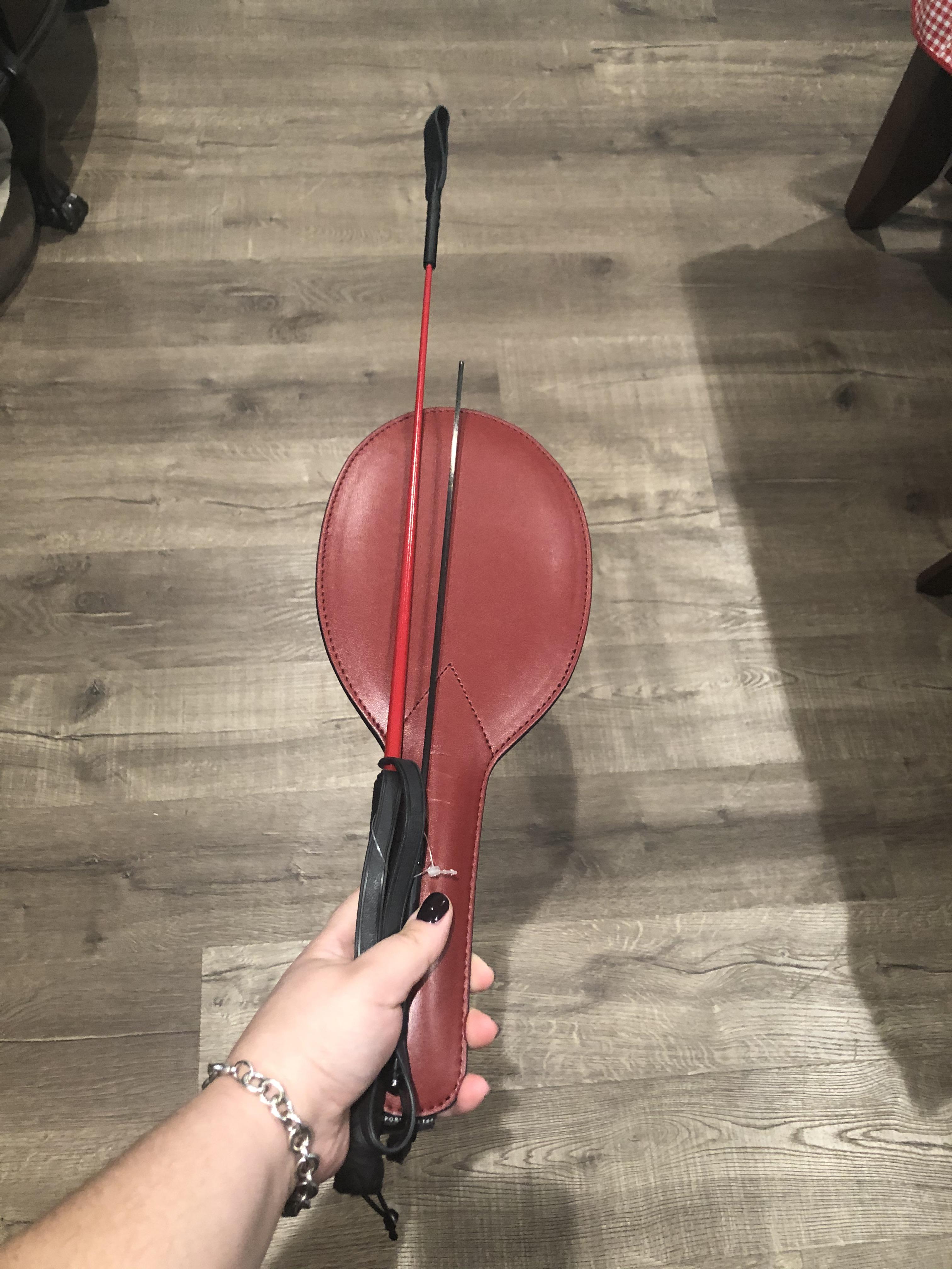 Adding to my collection: 2 carbon fiber canes and a padded paddle. | Scrolller