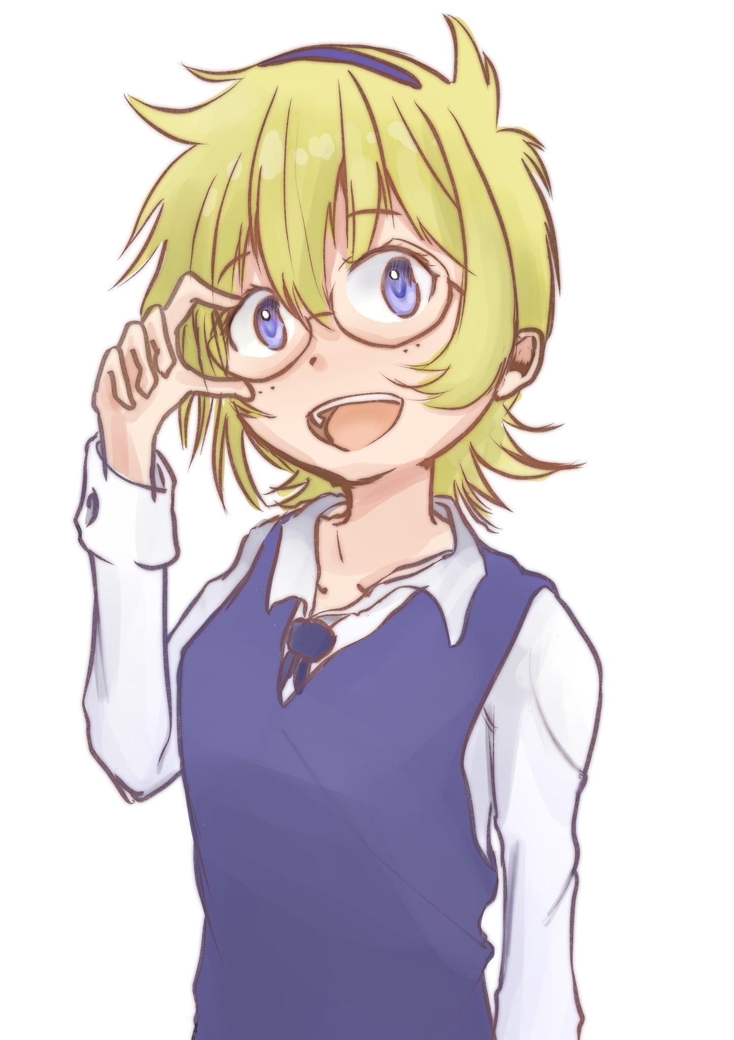 Adjusting her glasses | Scrolller