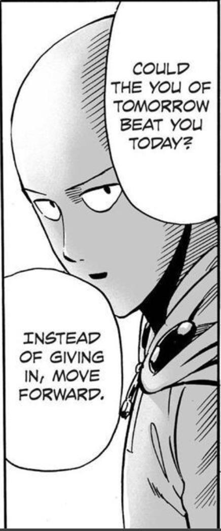 Advice from Saitama | Scrolller