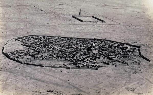 Aerial view of Samarra, 1909 | Scrolller