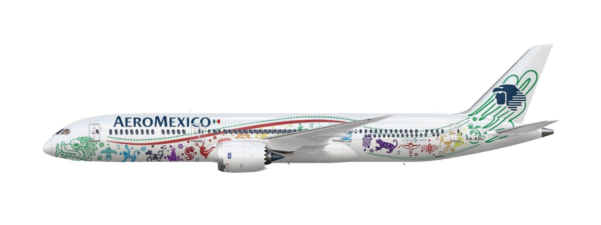 AEROMEXICO QUETZALCOATL 787-9 dreamliner | Scrolller