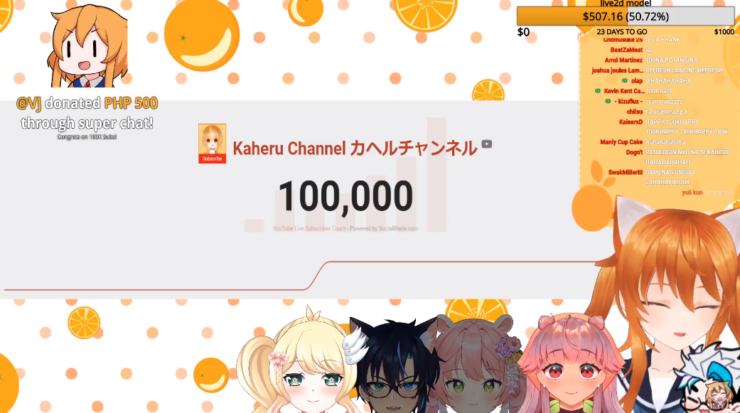 After a tiring 15.5 hour long endurance stream, Kaheru is the first Filipino VTuber to reach ...