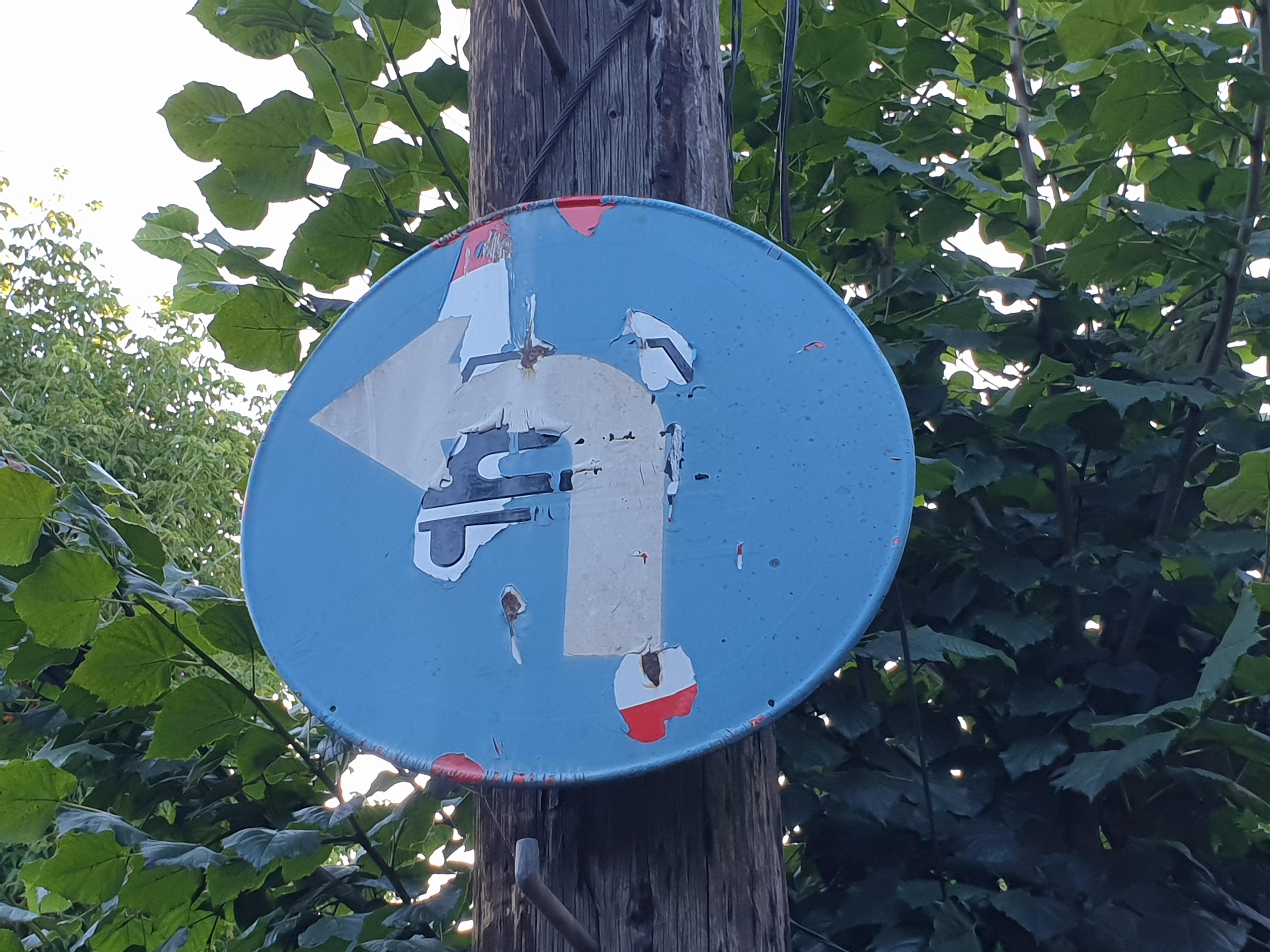 Ageing road sign reveals its past | Scrolller