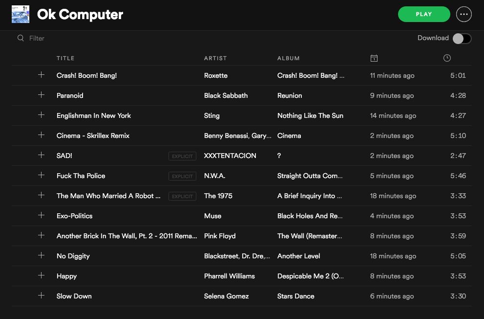 Ah yes, Ok Computer is my favourite album, why do you ask? | Scrolller