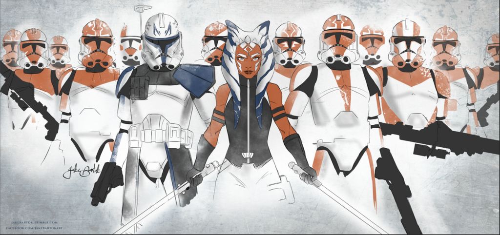 Ahsoka and the 501st on Mandalore! (Art) | Scrolller