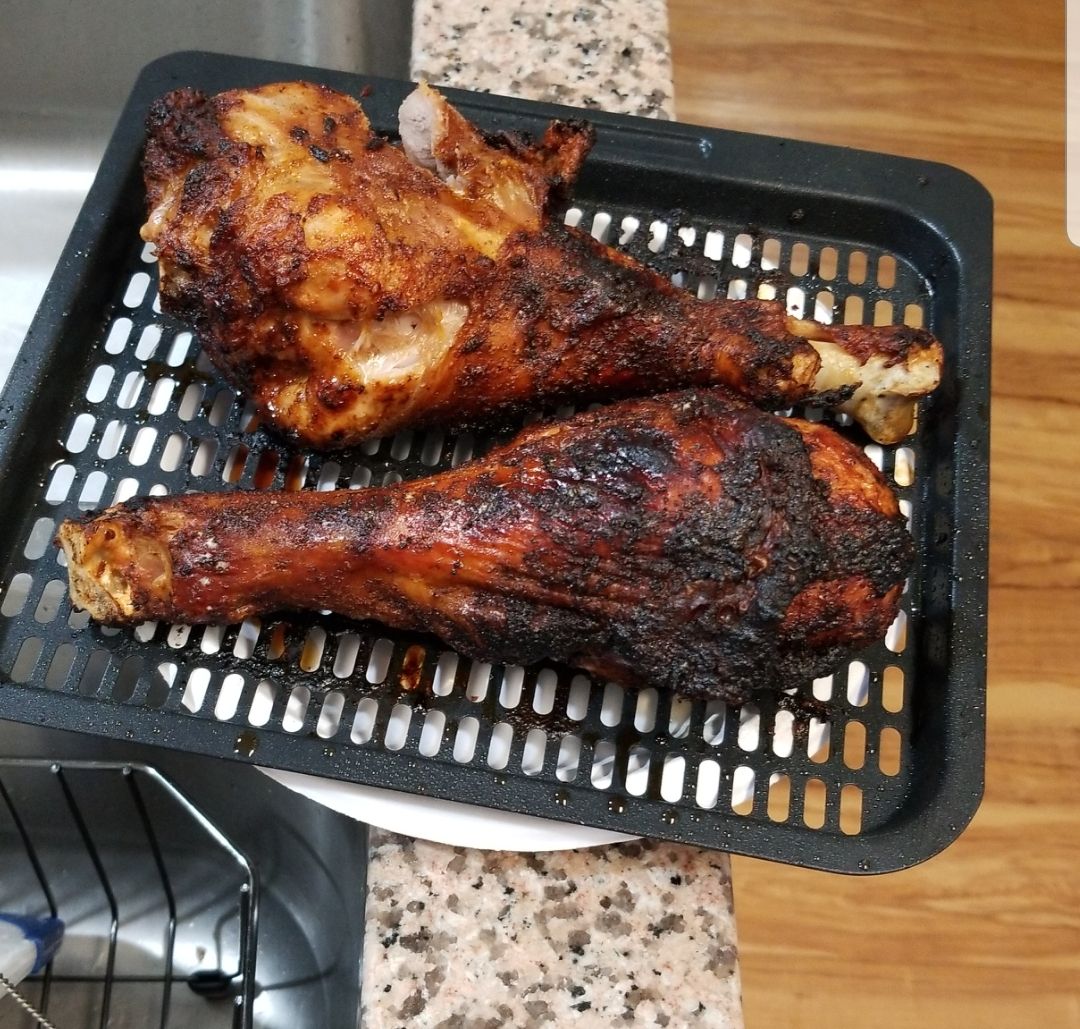 Air fried turkey legs.... | Scrolller