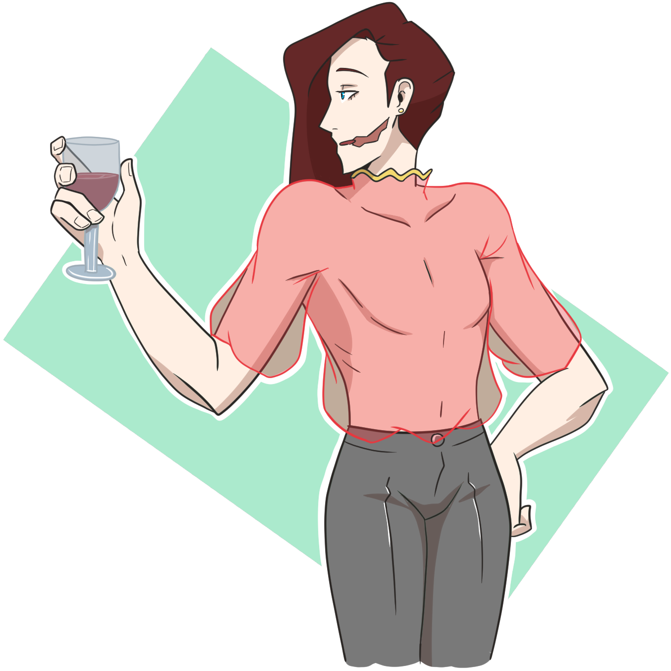 Akahiko Yureimoto, a classy mercenary | Scrolller