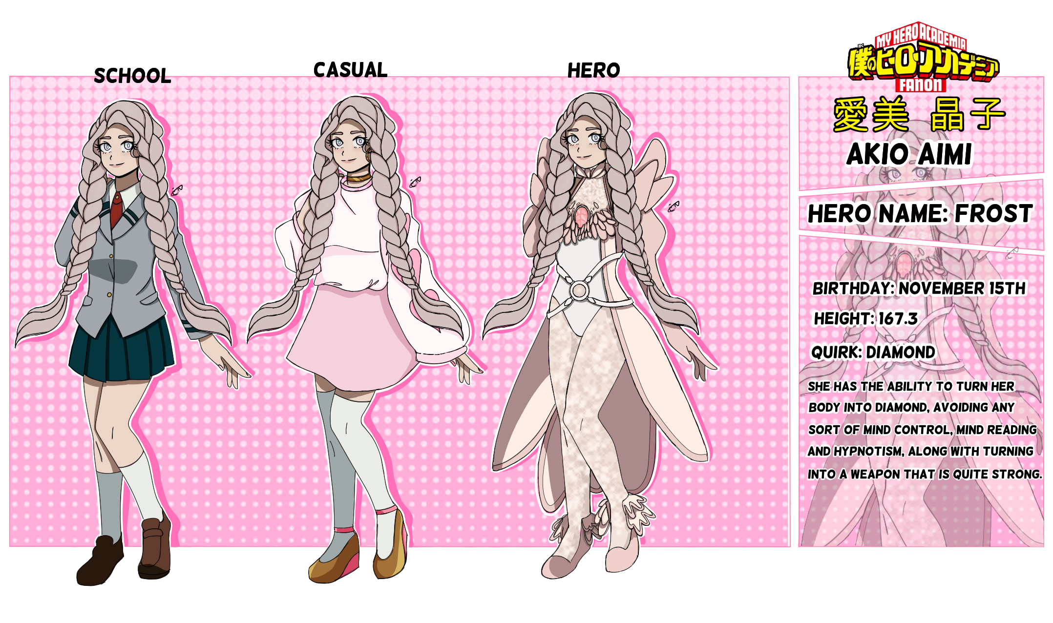 Akiko Aimi, AKA Frost, the Diamond Hero | Scrolller