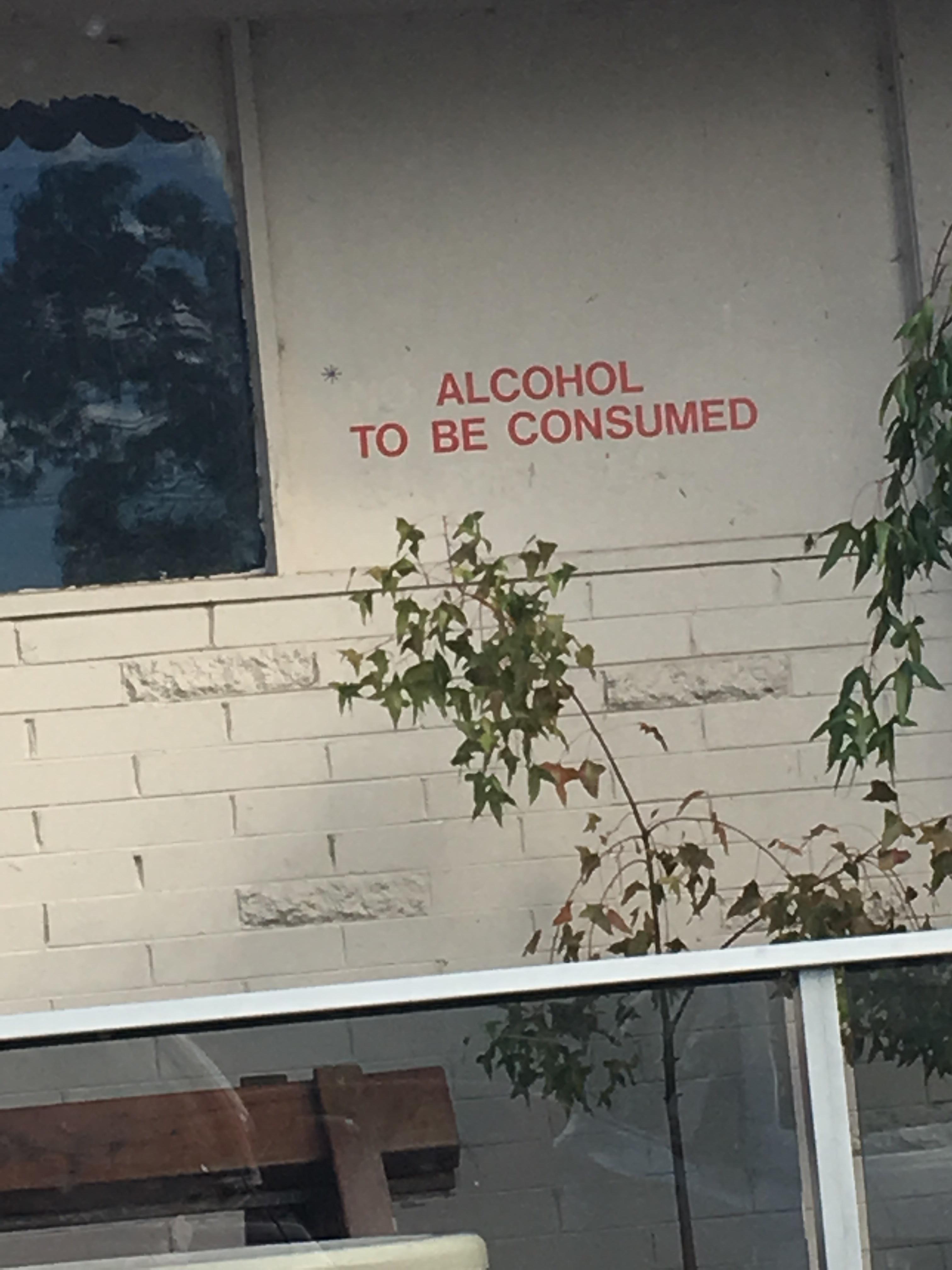Alcohol TO BE CONSUMED | Scrolller