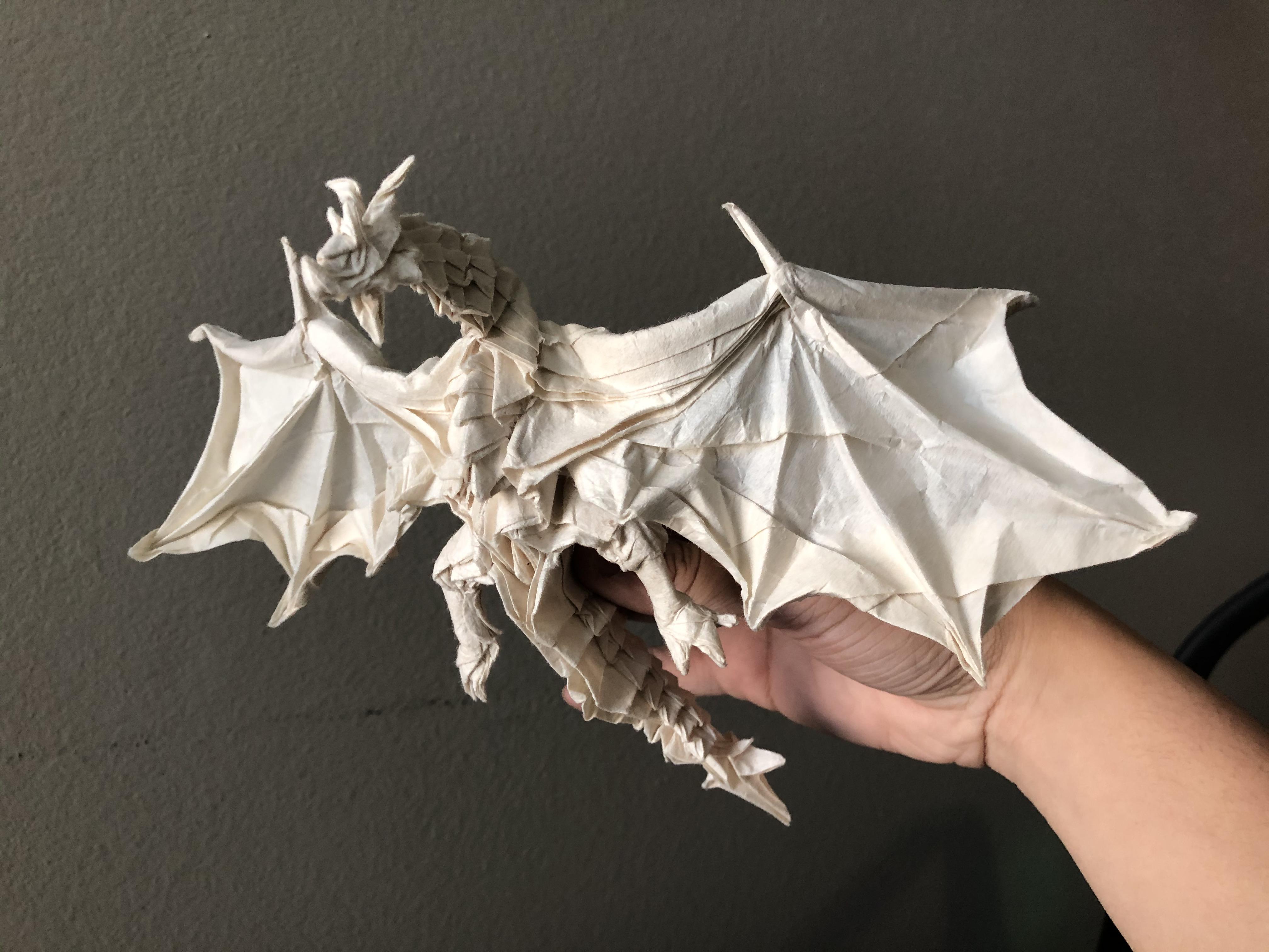 Alduin by Satoshi Kamiya, folded by me | Scrolller