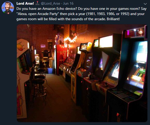 Alexa, open Arcade Party | Scrolller