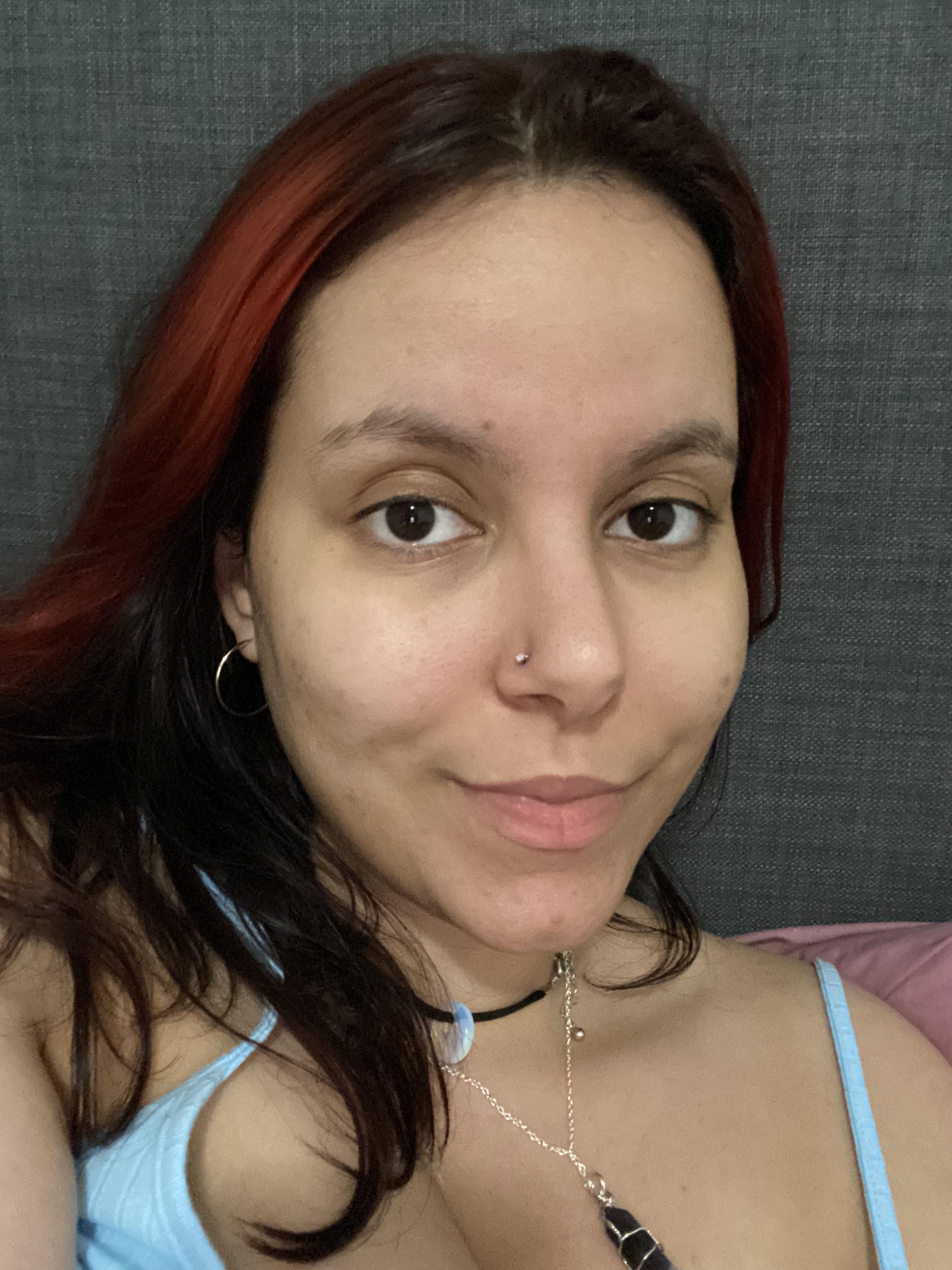 all natural with my new piercing ☺️ | Scrolller