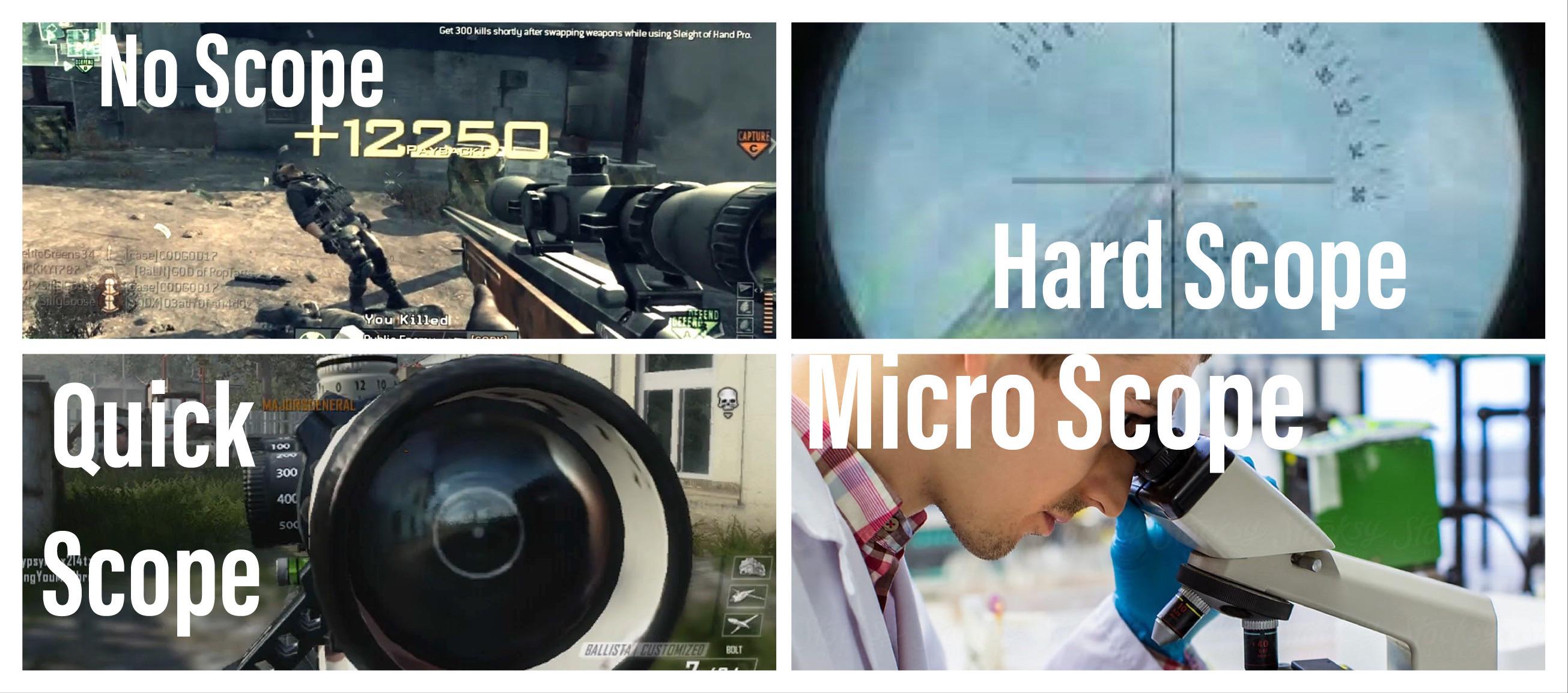 All The Different Kind Of Scopes of Faze | Scrolller