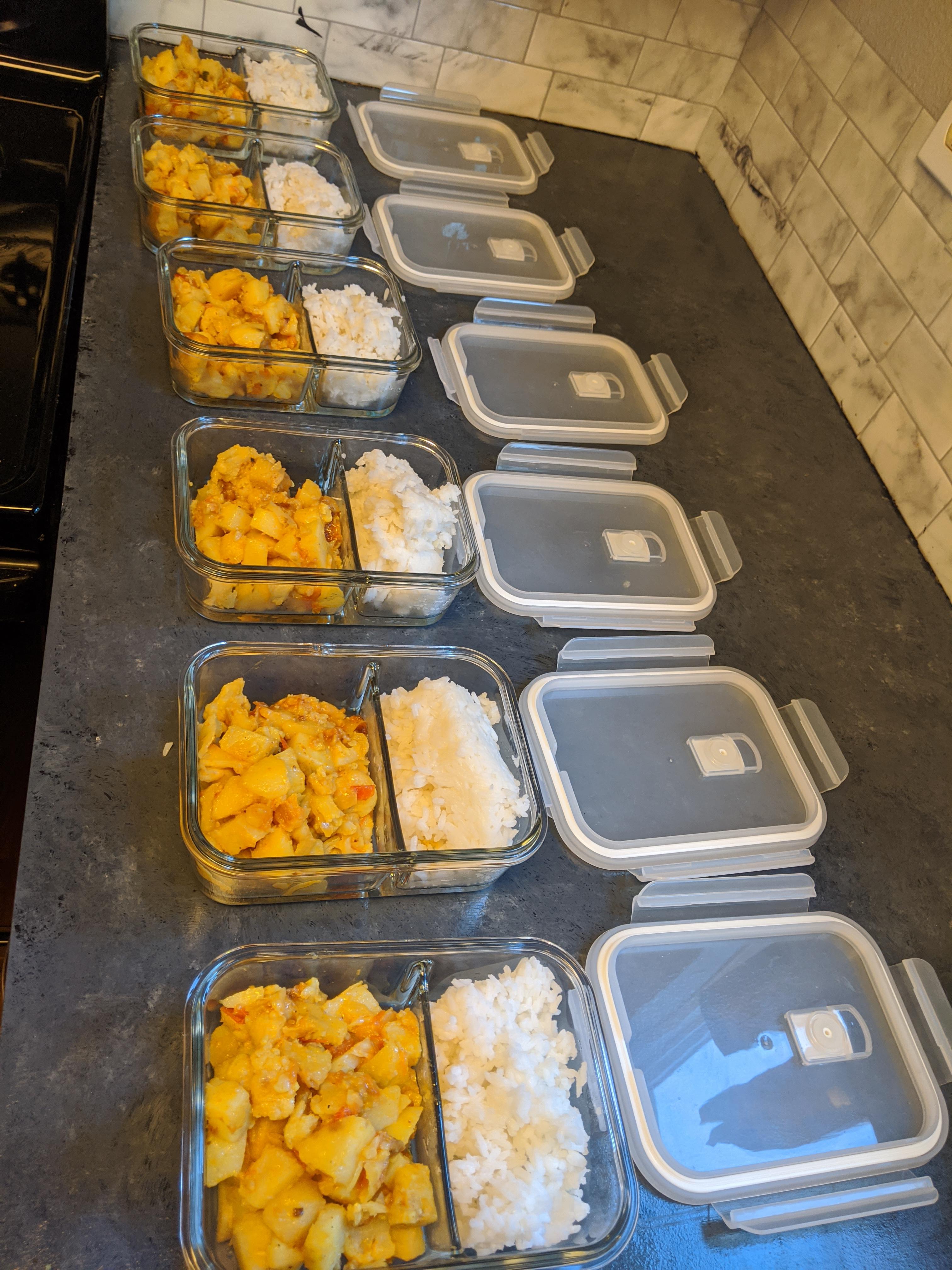 Aloo gobi meal prep | Scrolller