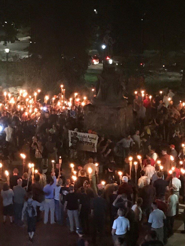 Alt right tiki torch march | Scrolller