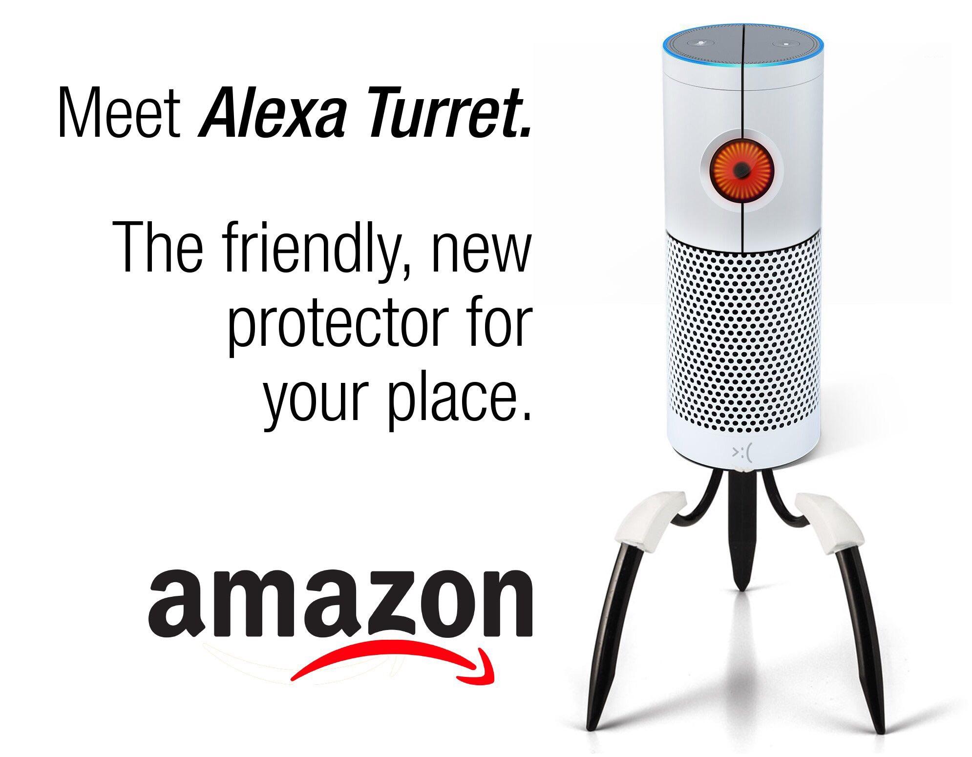 Amazon Aperture Alexa Portal Turret. | Scrolller