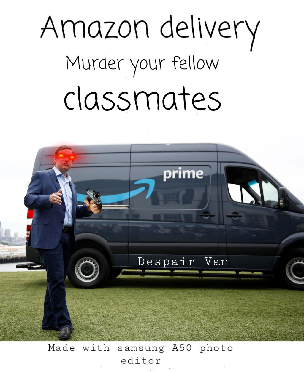 Amazon delivery, Despair edition | Scrolller