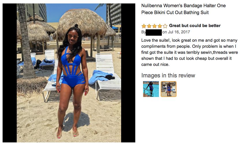 Amazon Girl Beach Vacation Swimsuit Review | Scrolller