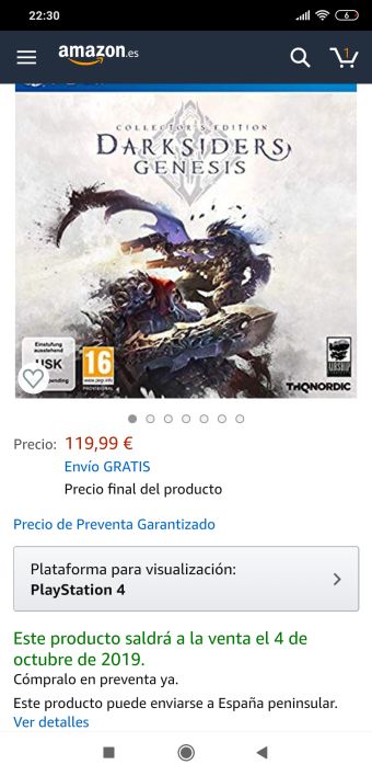 Amazon may have leaked Genesis Release Date of 10/4/19 | Scrolller