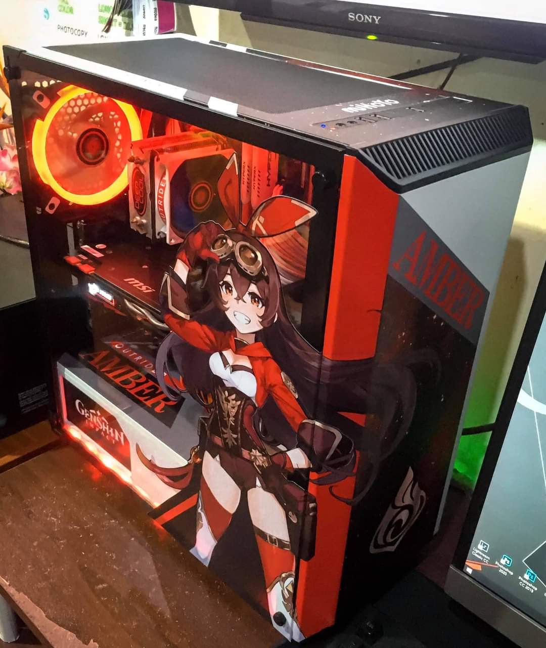 Amber computer rig by Juan Concepts | Scrolller