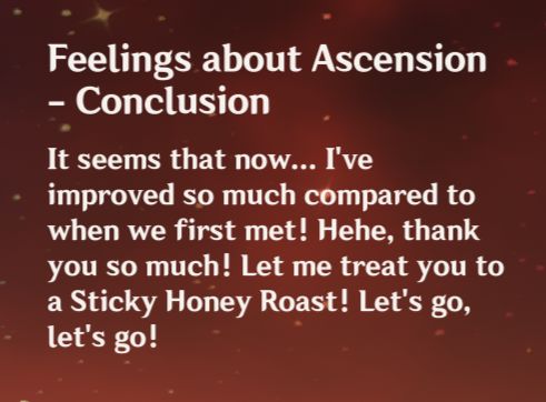 Amber's final feelings about ascension | Scrolller