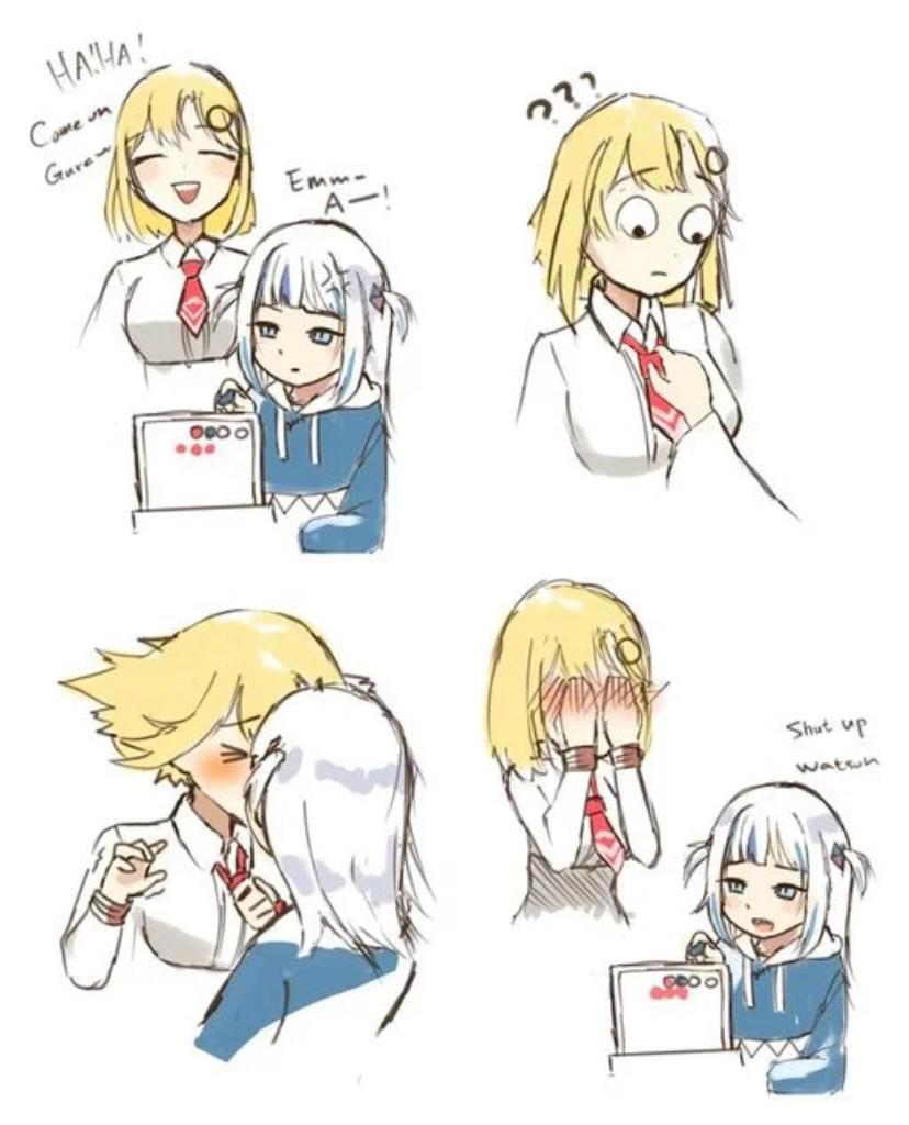 Amelia x Gura | Scrolller