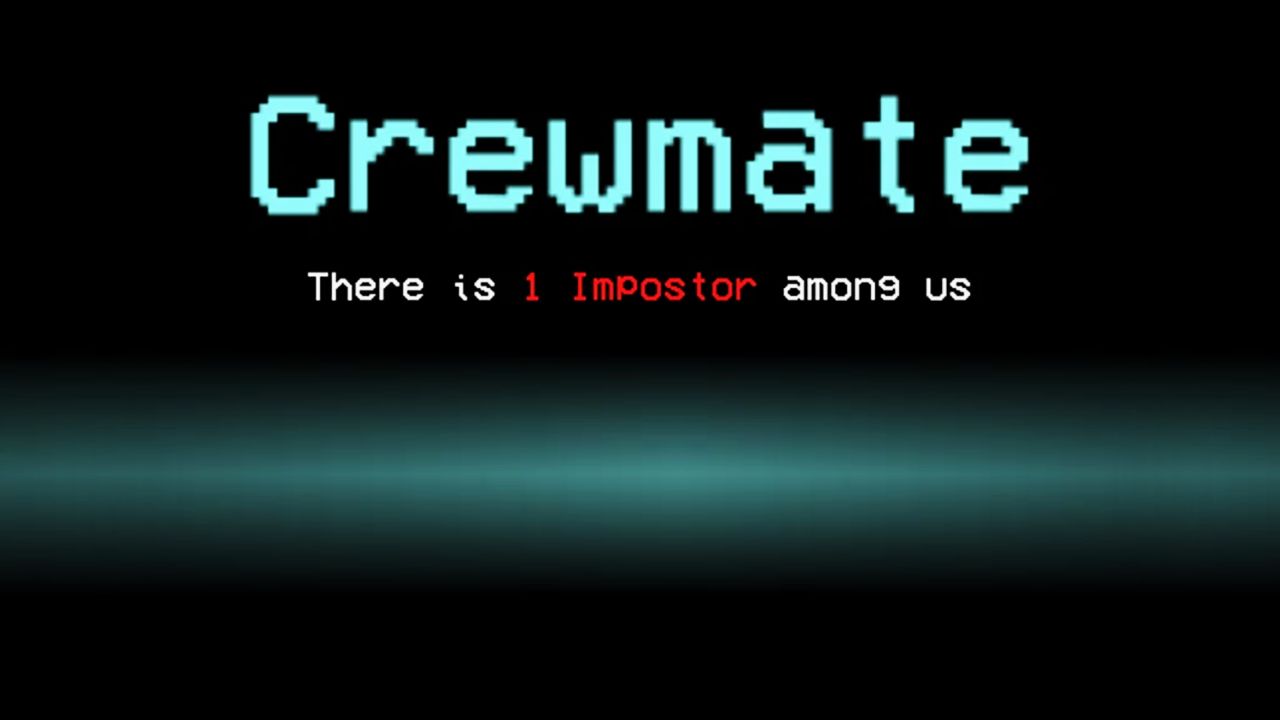 Among Us Crewmate Background (with blue banner) | Scrolller