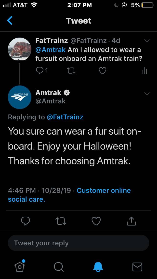 Amtrak approved 😎 | Scrolller
