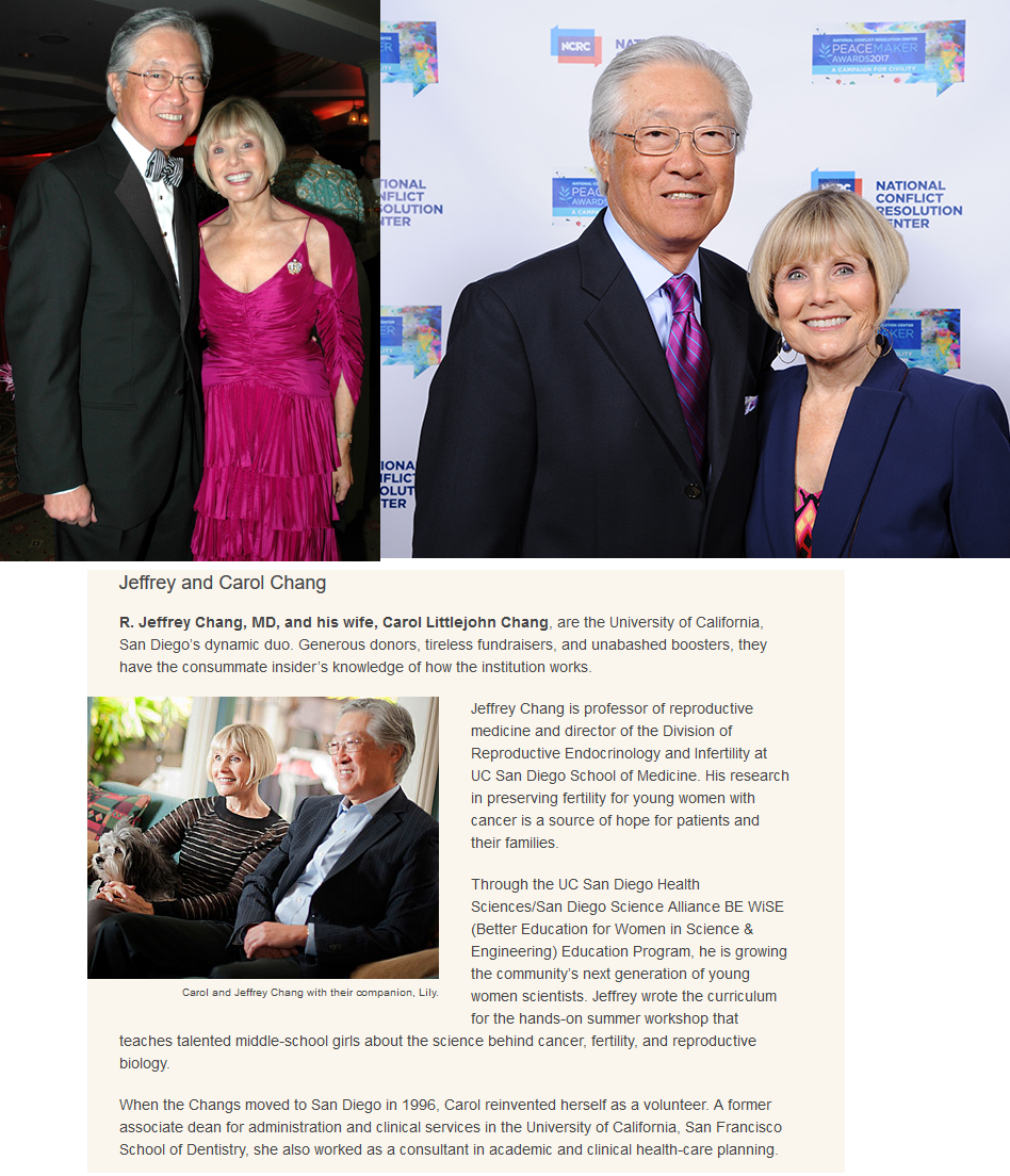 AMWF Married Couple and University Professors, Jeffery and Carol Chang. | Scrolller
