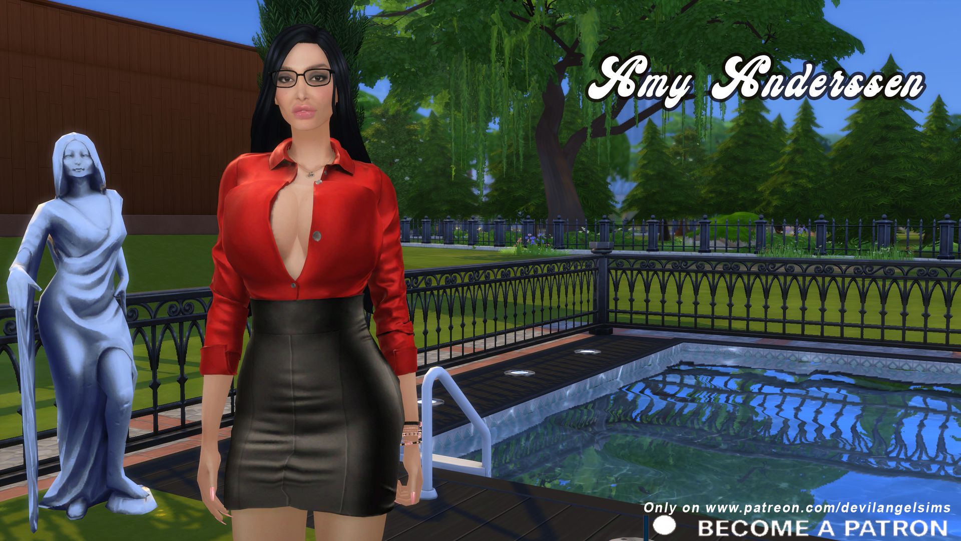 Amy Anderssen for the sims4 done! ^^ | Scrolller