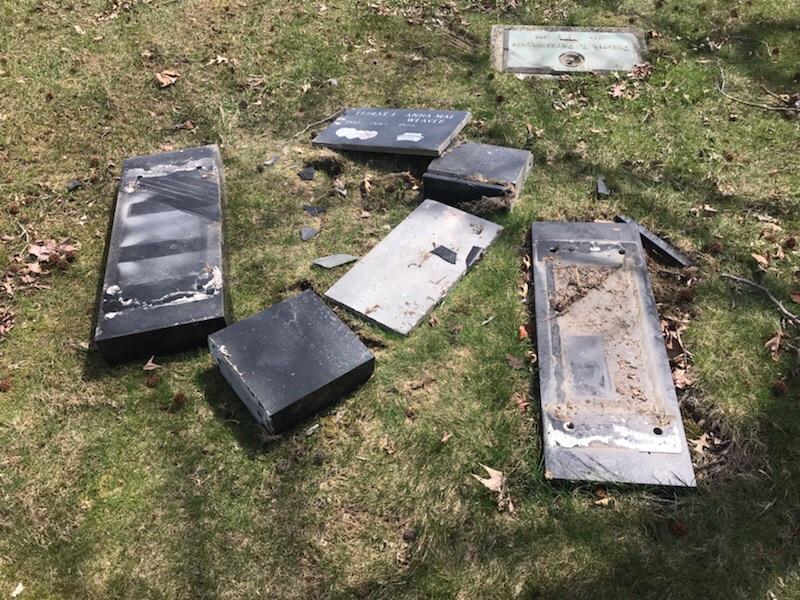 An absolute POS vandalized my grandfather, great grandfather, and great grandmother’s grave last ...