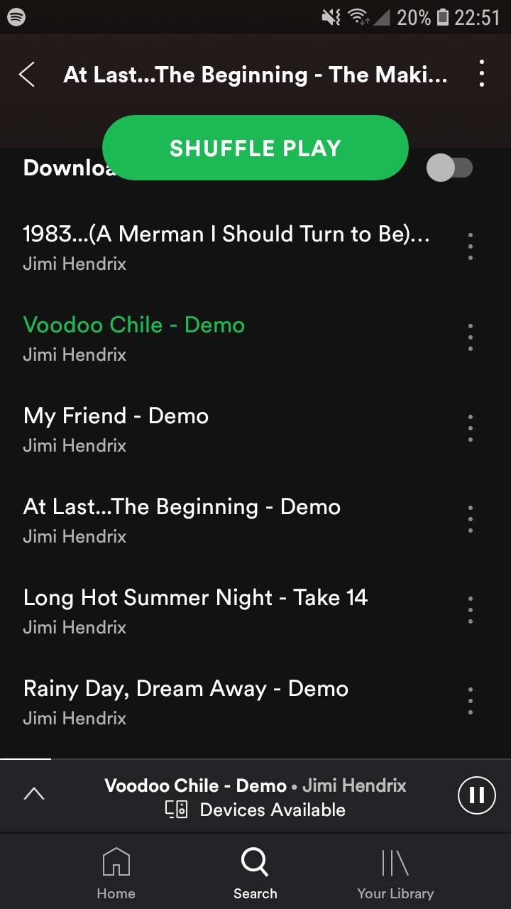 An album featuring work in progress recordings of these songs called At Last The Beginning has ...