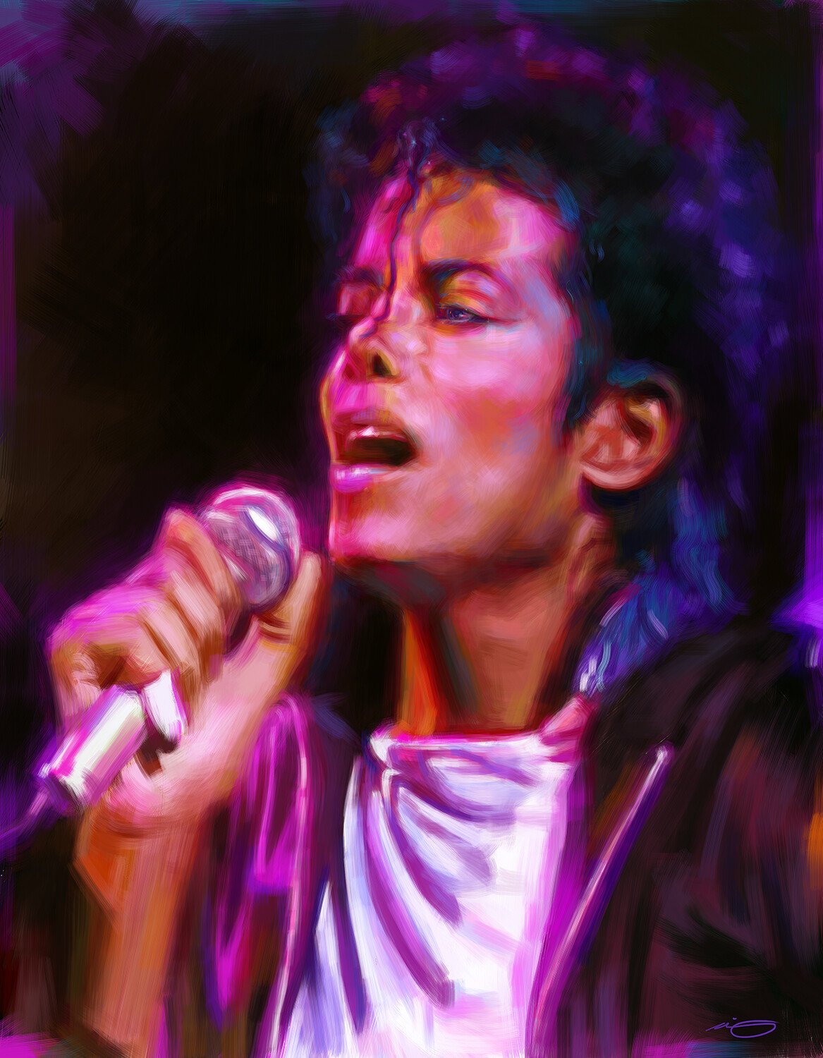 An illustration of Michael Jackson | Scrolller