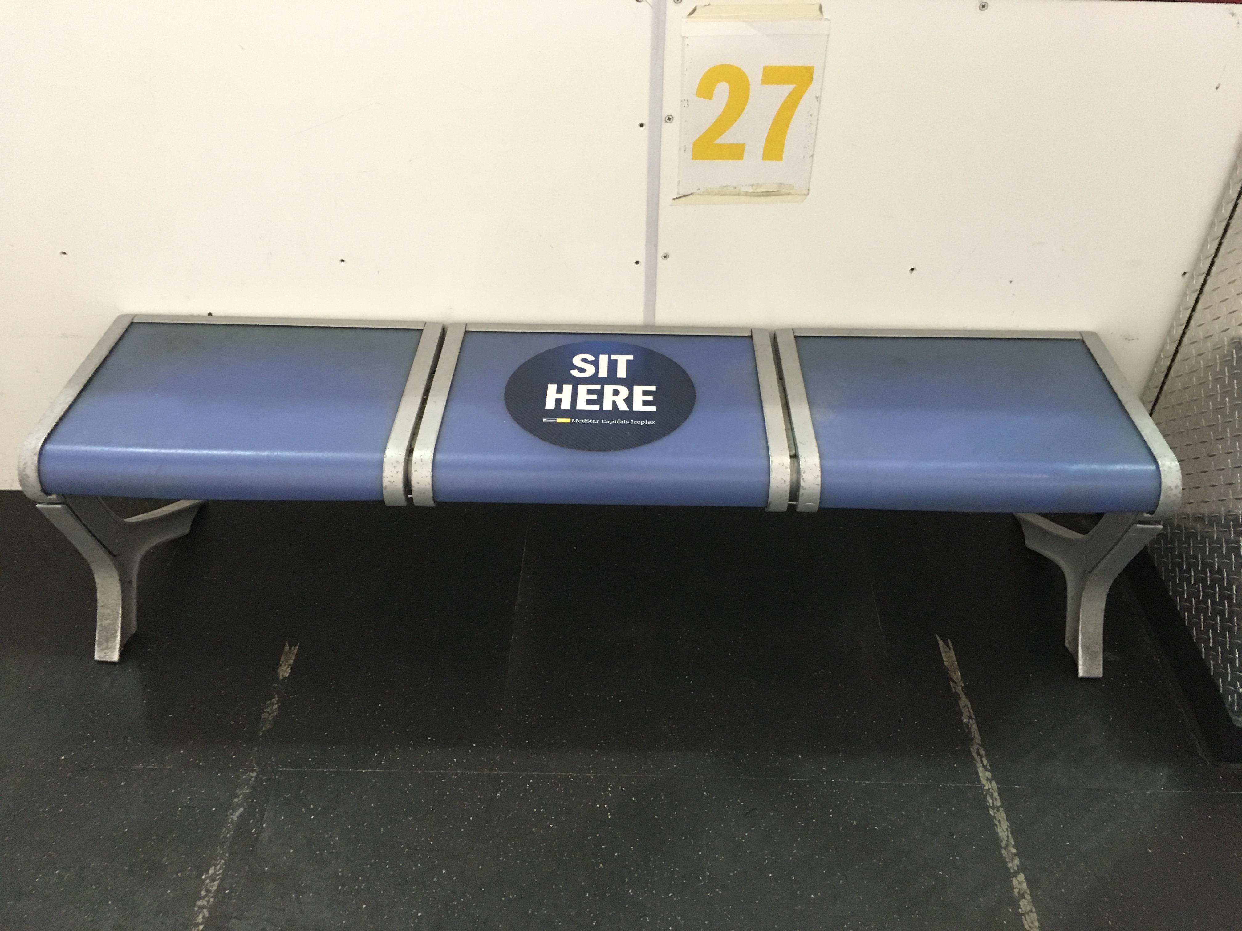 An imperious command for a convenience bench. | Scrolller