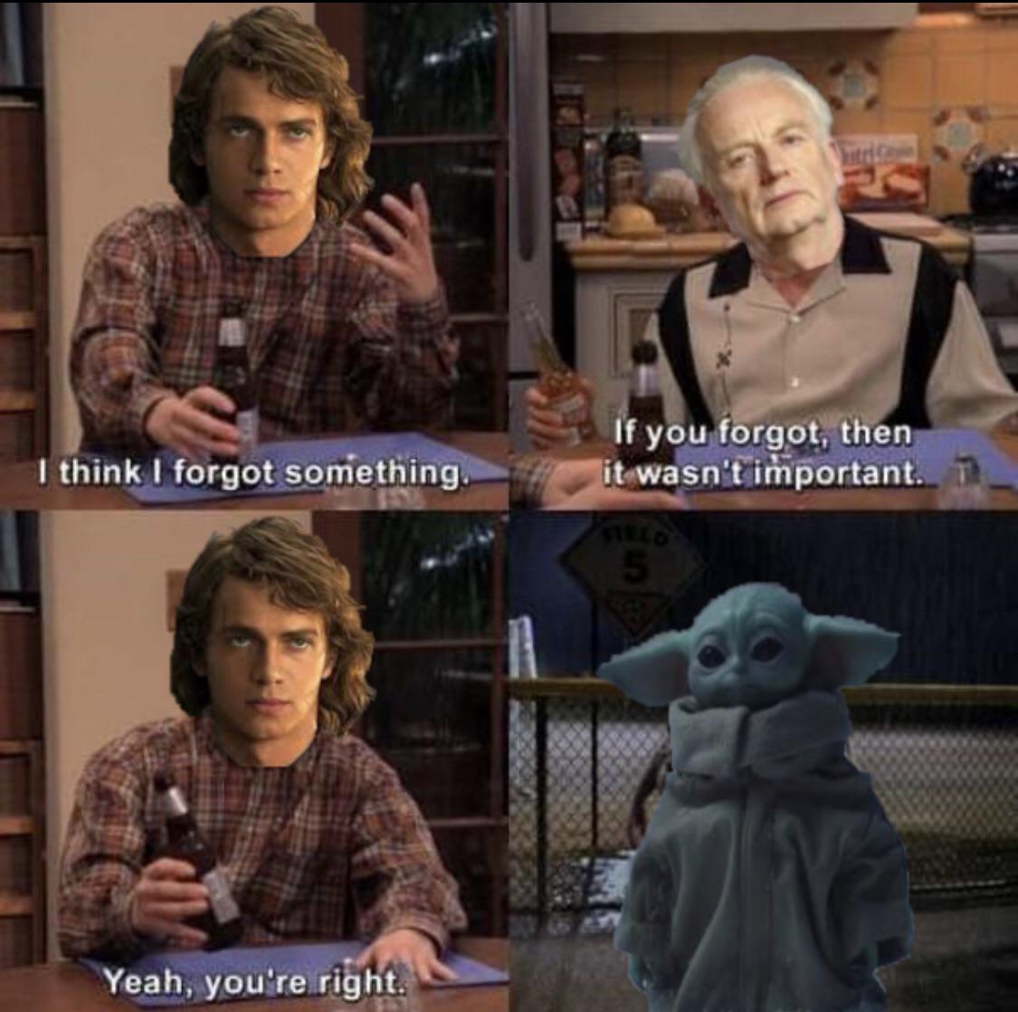 Anakin After “Visiting” the Jedi Temple. | Scrolller