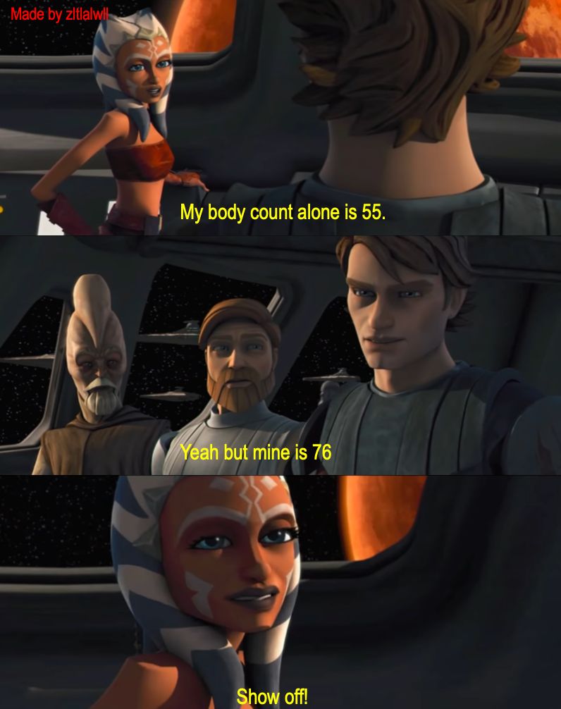 Anakin being a show off... | Scrolller